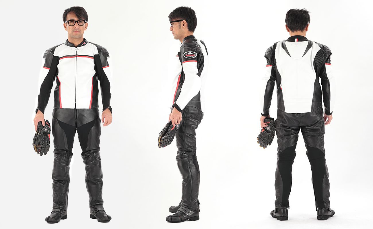 sport riding leather motorcycle jacket for semi-custom order｜KUSHITANI ...